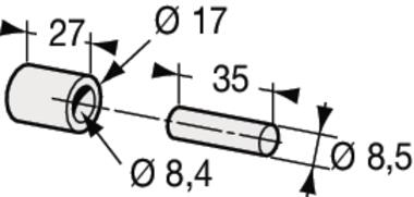 Nylon brass and pin | Pommier